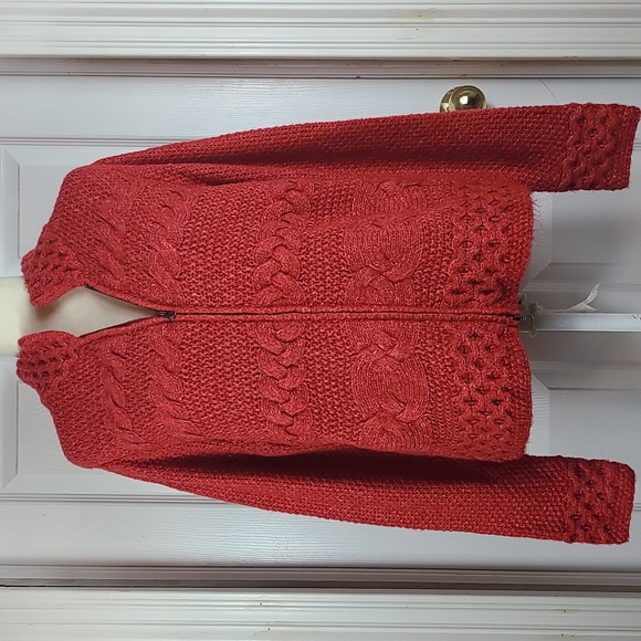 J. Jill | Sweaters | J Jill Full Zip Cable Knit Cardigan Sweater | Poshmark